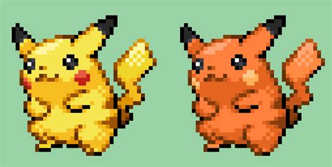 Pikachu Donnerschock Sprite All 1 025 Pokemon In One Picture