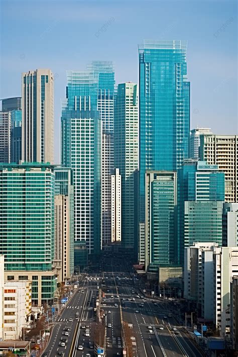 서울의 여러 고층 빌딩 이미지 배경 배경 화면 및 일러스트 무료 다운로드 Pngtree