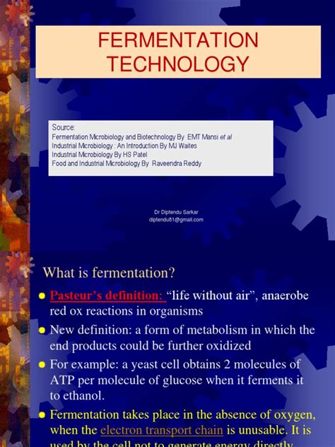 Fermentation Media Fermentation Process And Downstream Processing Bcba P7 T Pdf