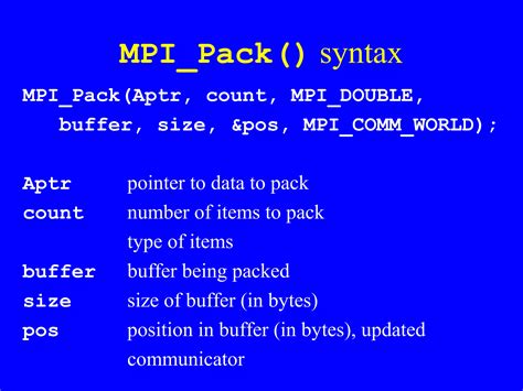 Message Passing Interface Ppt