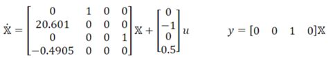 Solved Consider The Following State Variable Representation