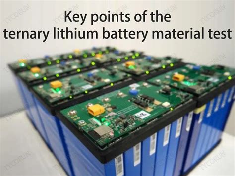 Key Points Of The Ternary Lithium Battery Material Test Tycorun