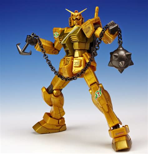 Review HG 1 144 RX 78 2 Gundam G30th Gold Edition 7 Eleven Colors Ver