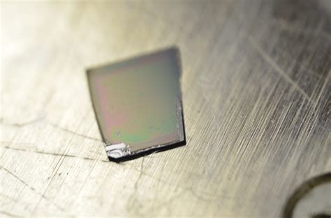 Oxide And Spin On Diffusant Thin Film Interference Patterns On Wafers Sam Zeloof