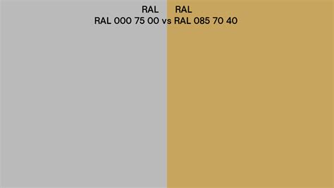 Ral Ral 000 75 00 Vs Ral 085 70 40 Side By Side Comparison