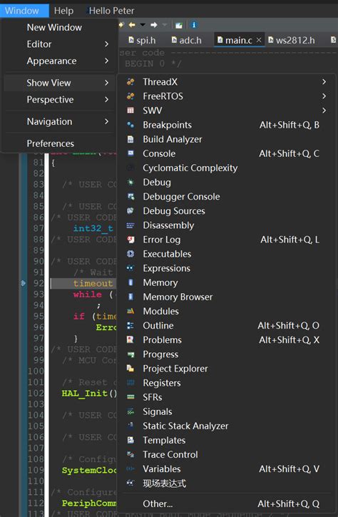 Solved How To Open Live Expressions Tab Stmicroelectronics Community