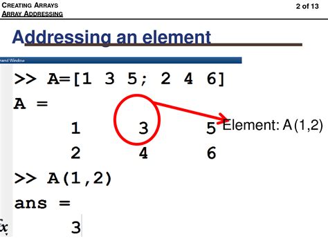 Solution 5 Array Addressing In Matlab Studypool