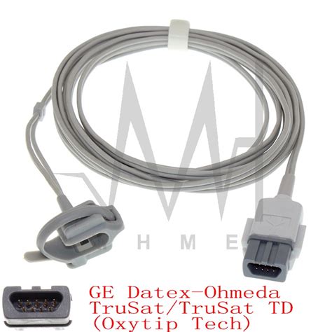 Compatible With Spo2 Sensor Of Ge Datex Ohmeda Trusat Trusat Td Oxytip Tech Monitor Finger Ear