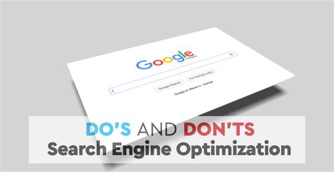 Do S And Don Ts Rule To Follow Search Engine Optimization