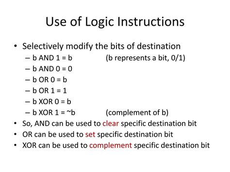 PPT Ch 7 Logic Shift And Rotate Instr PowerPoint Presentation Free Download ID 1840398