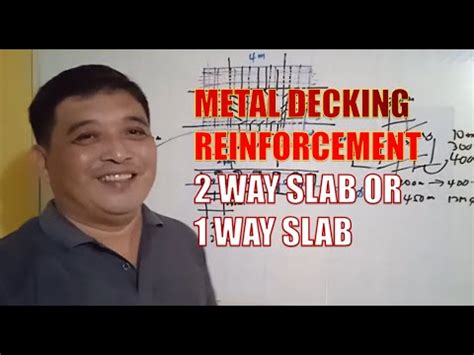 PAANO KUNG GUSTO MO GAWING TWO WAY SLAB ANG STEEL DECK YouTube
