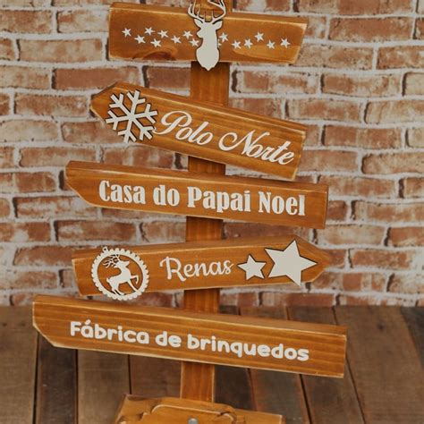 Plaquinha De Natal Madeira Elo7 Produtos Especiais