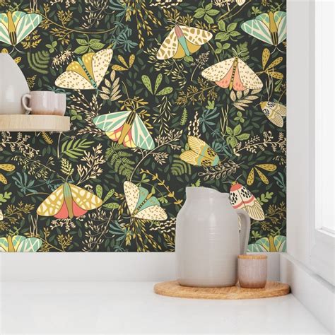 Microscopic Worlds Wallpaper 24 Wallpaper Spoonflower