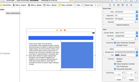 Making An Auto Layout Of Uiimageview And Textview Inside Scrollview For