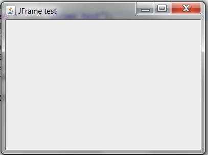 Créer une interface graphique JFrame avec SWING