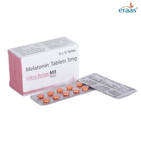 Melatonin 3mg Tablet Packaging Type 1x120 At ₹ 7232stripe In Nagpur