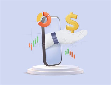 Robot Trader Ai For Automation Trading On Stock Market 3d Hand Robot