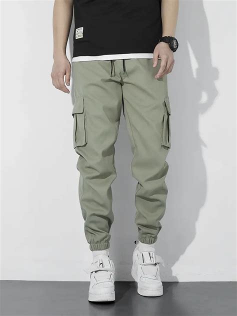 Mens Multi Pocket Cargo Pants Outdoor Casual Trousers Temu