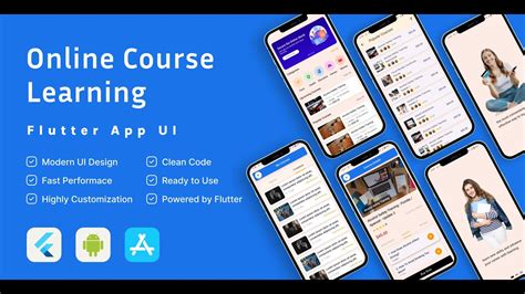 Online Course App Flutter | ELearning App | LMS App | Education App | Educational App - YouTube
