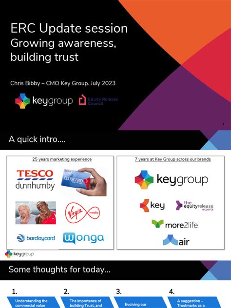 Erc Update Session Building Trust Pdf Cost Of Living Economic