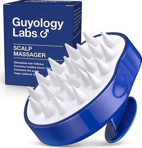 Guyology Labs™ Scalp Massager For Hair Growth Hair Loss Shampoo Show
