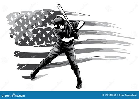 Home Run Hitter Vector Illustration 4072028