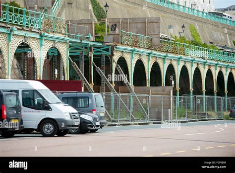 Scenes At The Historic Madeira Drive In Brighton The Famous Arches