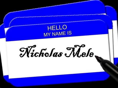 Nicholas Mele Pdf