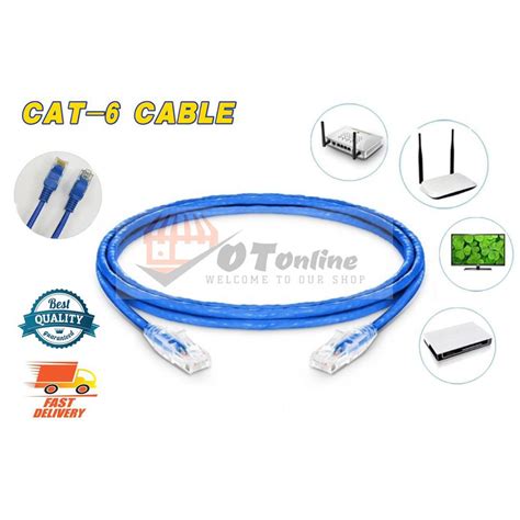 𝐇𝐢𝐠𝐡 𝐐𝐮𝐚𝐥𝐢𝐭𝐲 💥 3m ~ 30m 💥 Cat 6 Lan Cable 💥 Rj45 Lan Network Cable