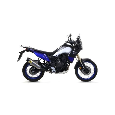 ARROW INDY RACE EXHAUST YAMAHA TENERE DARK ALUMINUM CARBON APPROVED Euro