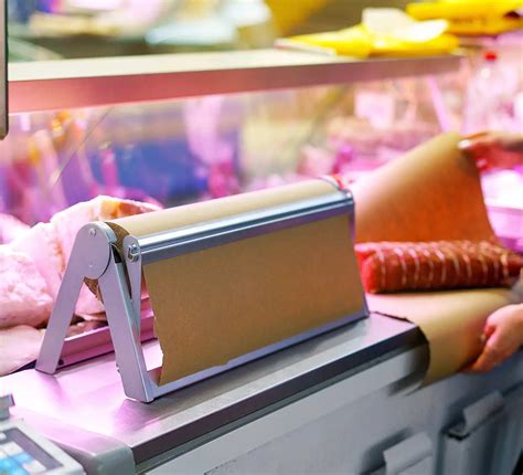 Jh Mech Wrapping Paper Roll Cutter For Butcher Freezer