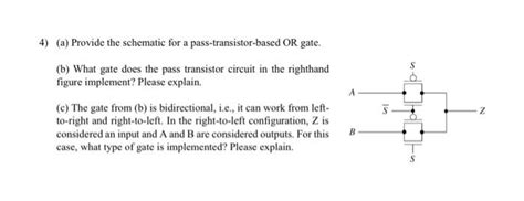 Solved 4 A Provide The Schematic For A Chegg Com