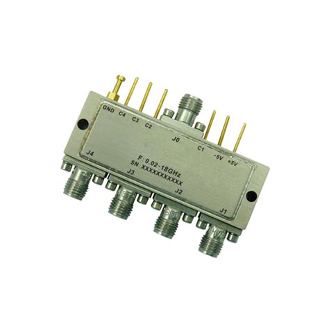 Absorptive Coaxial Sp4t Switch From 002ghz To 18ghz Osa0400021800e