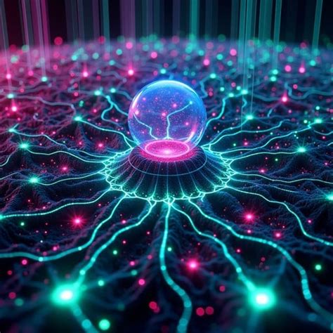 Free Digital Complexity Visualized Photo Cyberpunk Neural Network Download At Stockcake