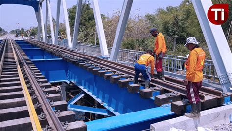 Jalur Ganda Kereta Api Hampir Rampung PT KAI Daop Madiun Lakukan Uji