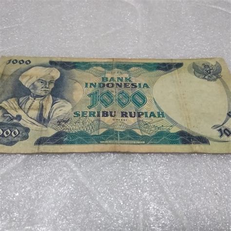 Jual Uang Kertas 1000 Rupiah Diponegoro Tahun 1975 Bekas Jakarta