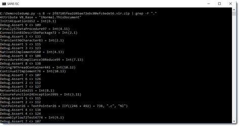 Maldoc Analysis With Standard Linux Tools Sans Internet Storm Center