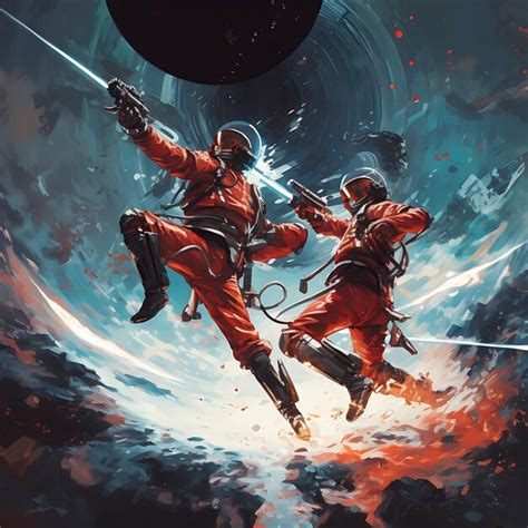 Premium Ai Image Science Fiction In The Style Of Benedick Bana