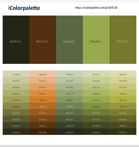 700 Latest Color Schemes With Jambalaya Color Tone Combinations 2023