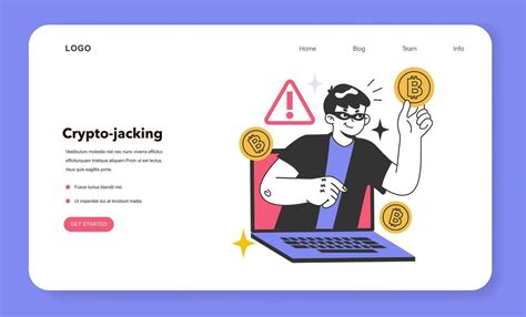 Cryptojacking Web Banner Or Landing Page Hidden Unauthorized 50345150