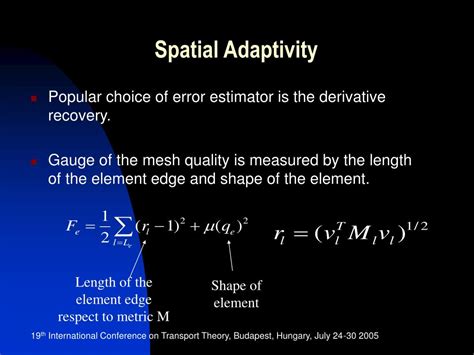 Ppt Multiresolution Analysis In Radiation Transport Powerpoint