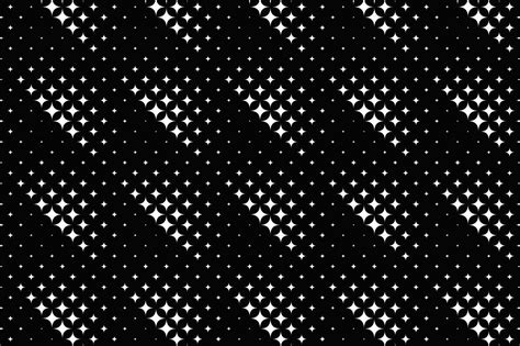 6 Seamless Monochrome Star Patterns On Behance