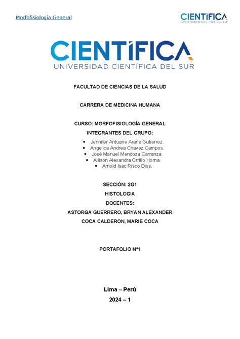 Plantilla De Morfo 1 Copia Morfofisiología General Facultad De