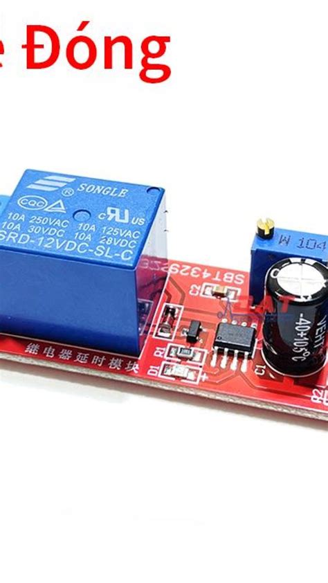 Mạch Tạo Thời Gian Trễ Đóng Relay Điều Khiển Thời Gian Với Độ Chính Xác