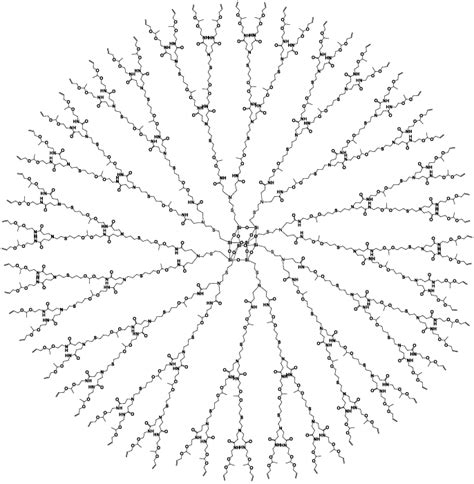 Structure Of Polyacetal Dendrimer With A Polyhedral Oligomeric