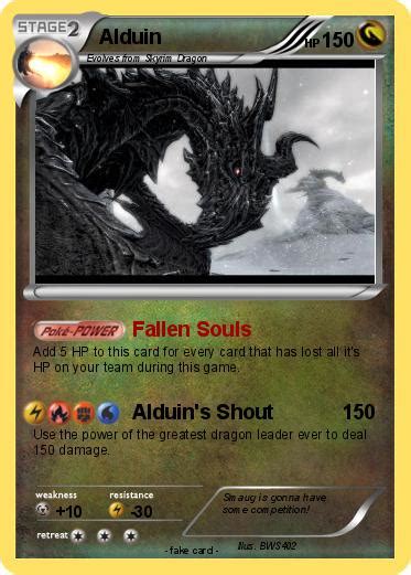 Pokémon Alduin Fallen Souls My Pokemon Card