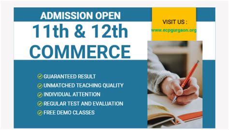 12th Commerce Tuition Classes Start Ecp