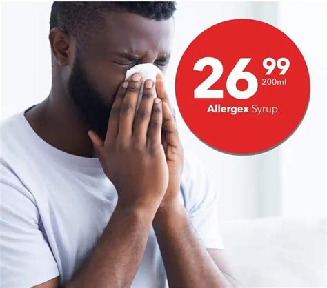 Allergex Syrup 200ml Offer At Shoprite