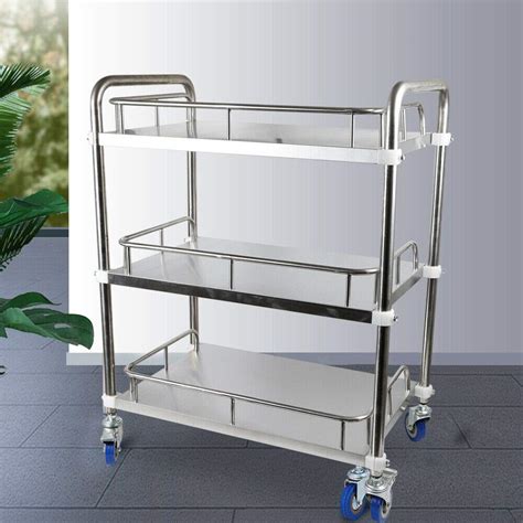 Buy 3 Layers Trolley Cart Lab Equipment Serving Instrument Trolley