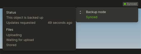 synced backup node ui confusing bug cemetary anytype community